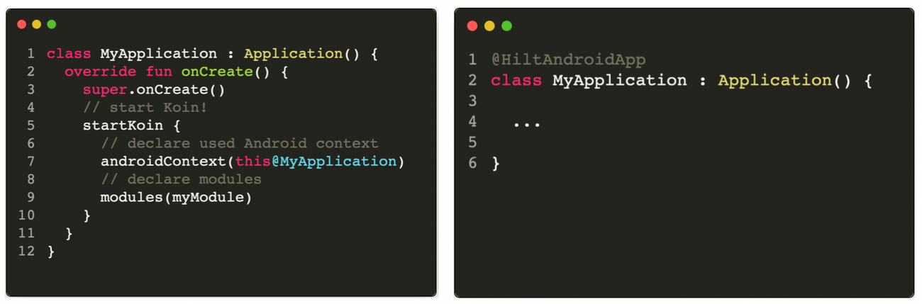 뱅크샐러드 안드로이드 앱에서 Koin 걷어내고 Hilt로 마이그레이션하기 | 뱅크샐러드